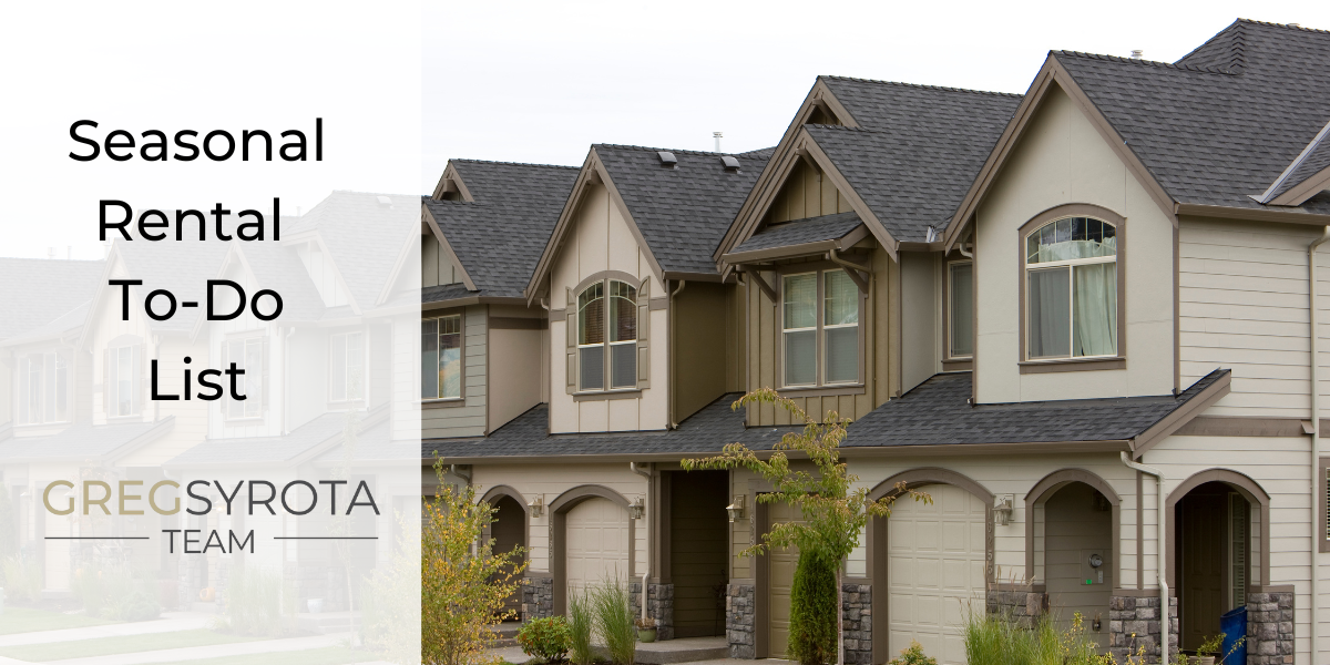 Seasonal Rental To-Do List