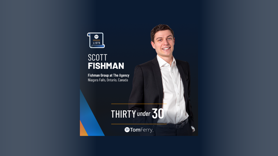 Fishman Group Named to Tom Ferry’s Prestigious 30 Under 30 List
