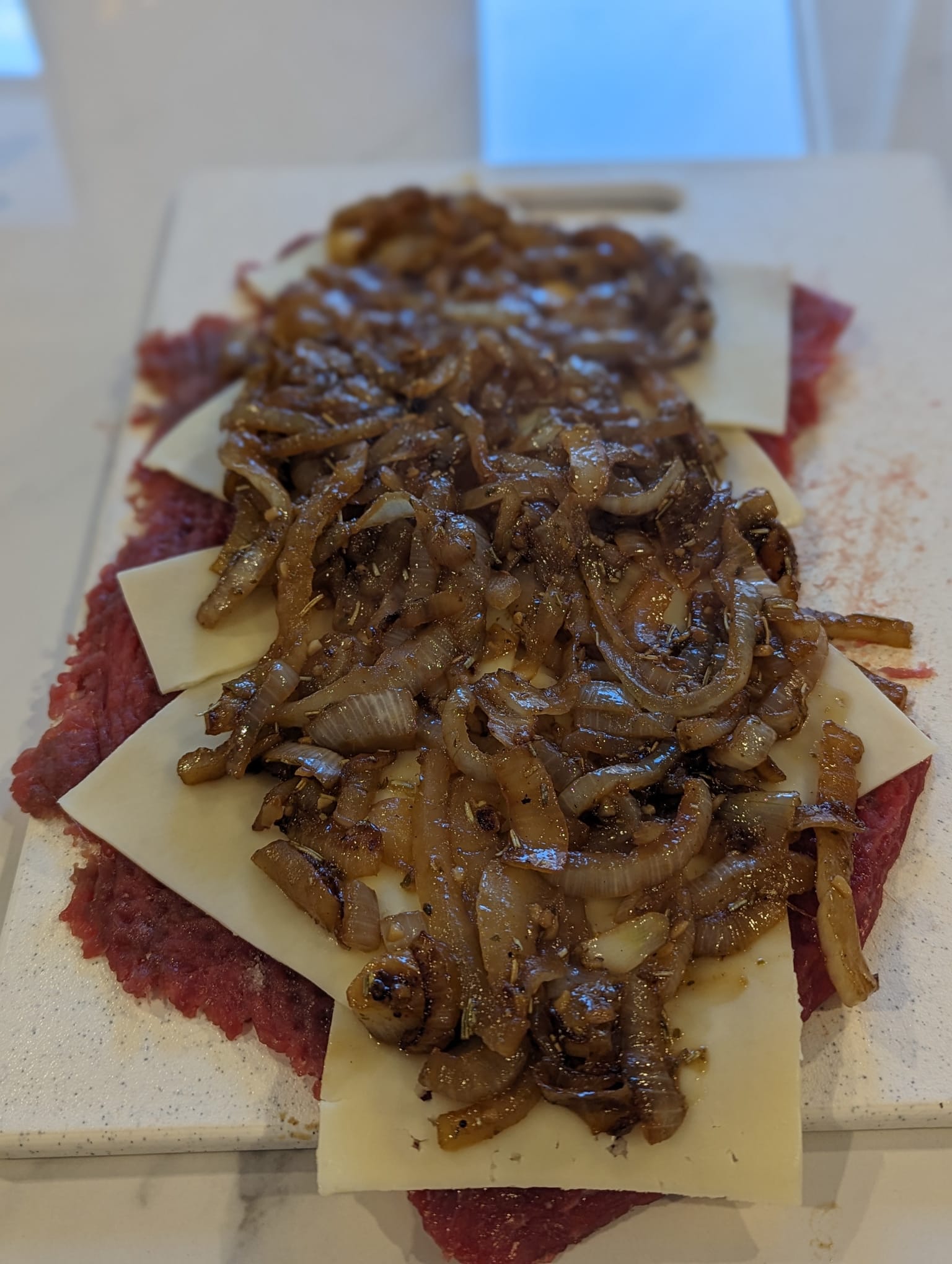 Bourbon French Onion Steak Wheels