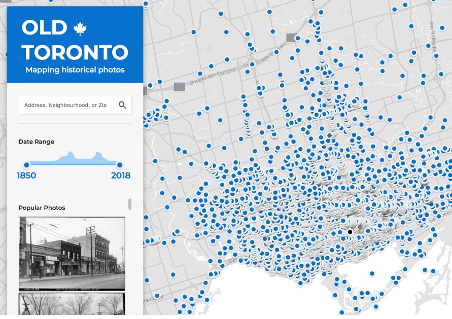 GOOGLE JUST MAPPED TORONTO'S HISTORY IN PHOTOS